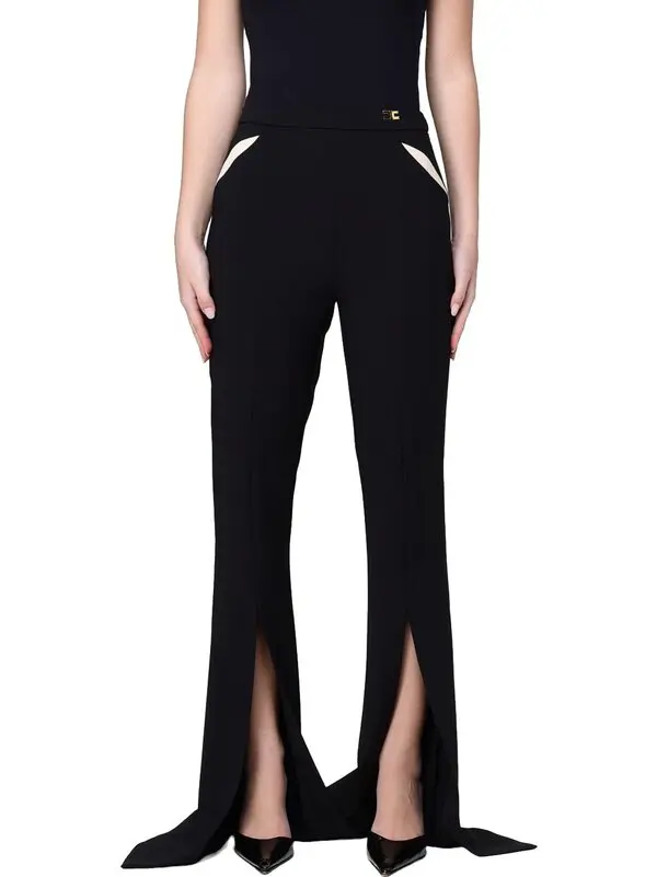 Elisabetta Franchi Tailored Trousers - Black