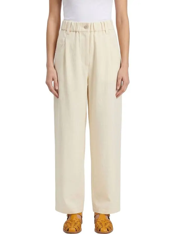 Brunello Cucinelli Tailored Trousers - White