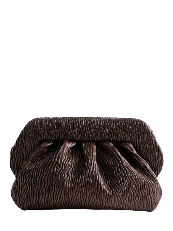 THEMOIRE Clutch - Brown