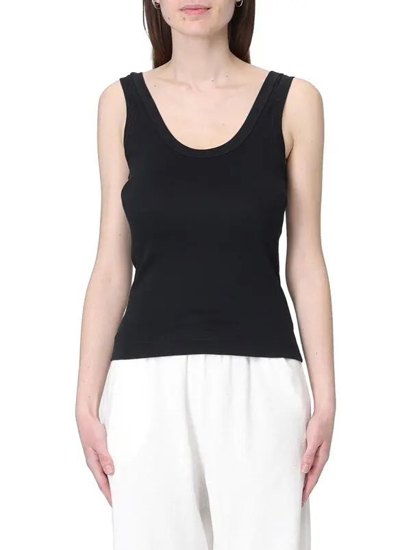 Brunello Cucinelli Cotton Sleeveless Top - Black