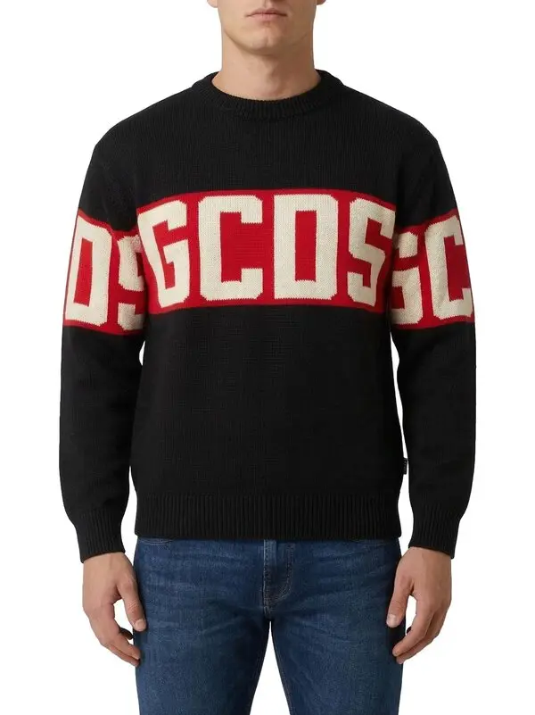 Gcds Pullover Sweater - Black
