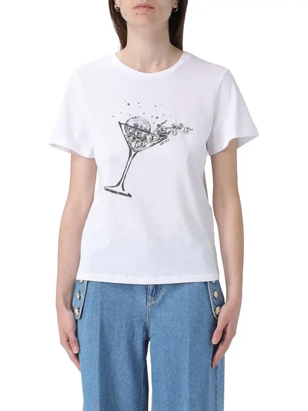 Liu Jo Embellished Seahorse T-shirt - White 2