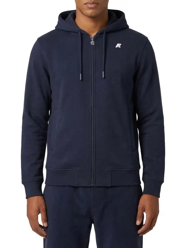 K-WAY Zip-up Hoodie - Blue