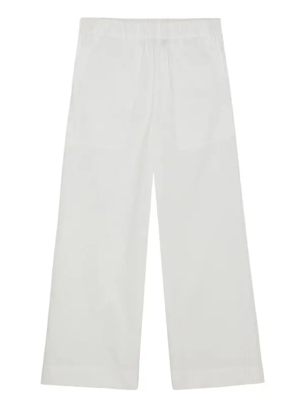 Simkhai Arden Poplin Pull-on Pants - White