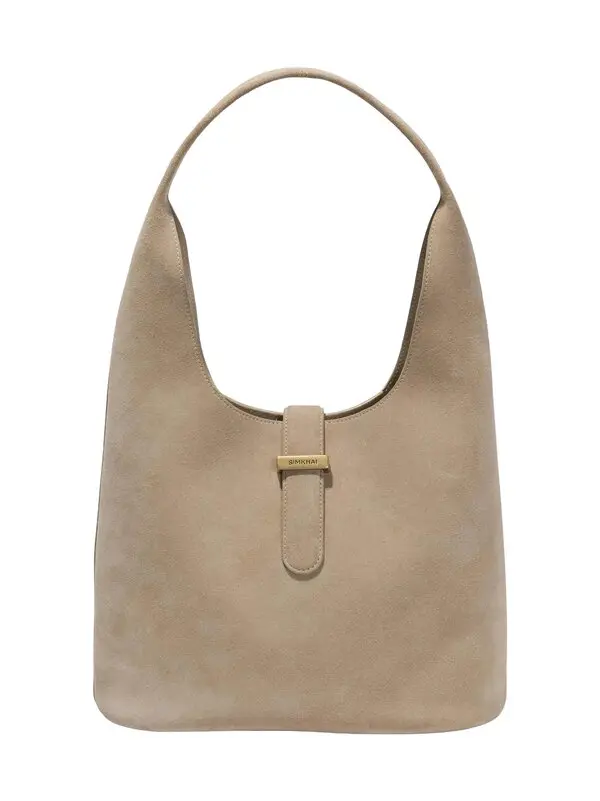 Simkhai Khai Suede Shoulder Bag - Neutral