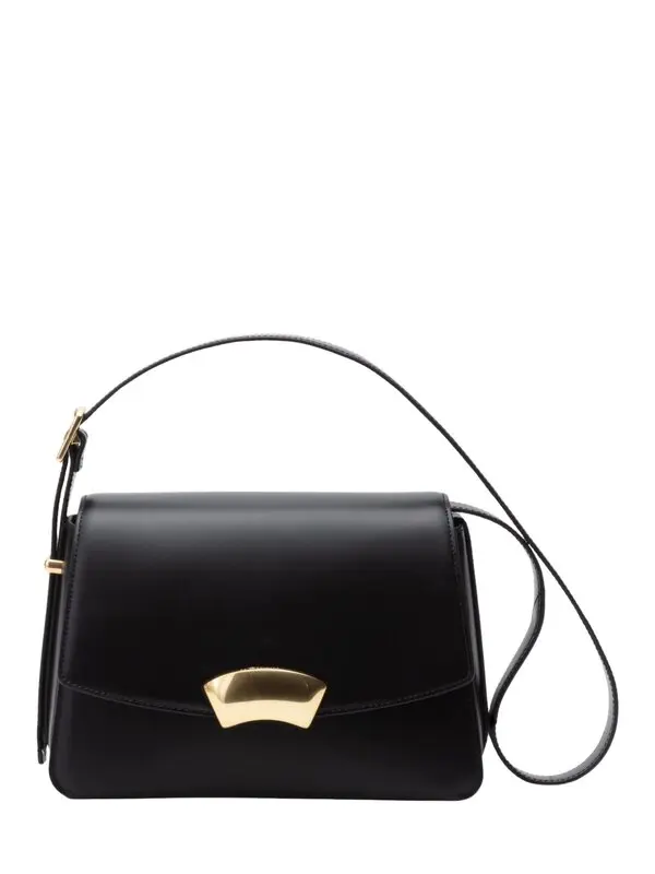 3.1 Phillip Lim Medium Id Leather Shoulder Bag - Black
