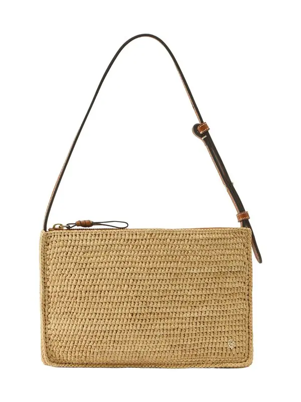 Helen Kaminski Kumana Crocheted Raffia Crossbody Bag - Neutral