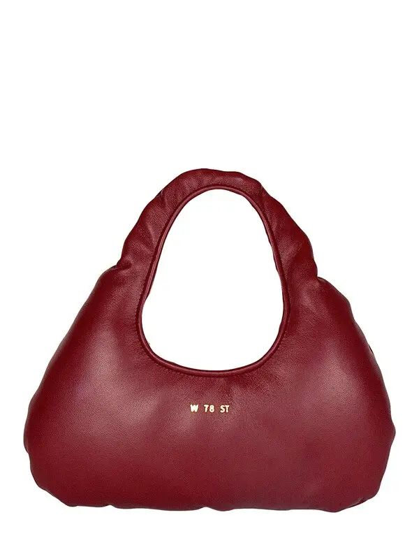 W 78 ST Micro Cloud Leather Tote - Purple