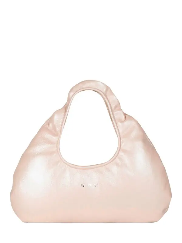 W 78 ST Micro Cloud Pearlescent-leather Tote - Pink