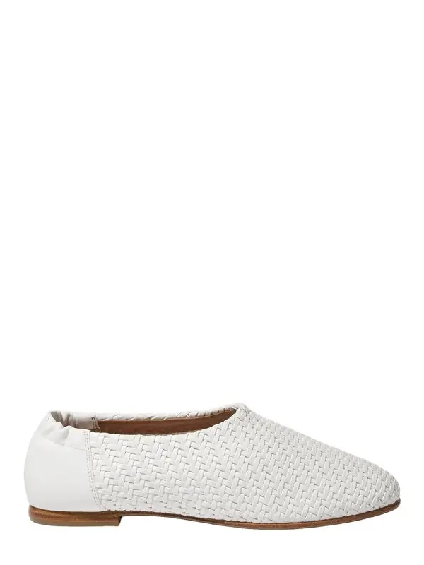 Simkhai Eden Woven Loafer - White