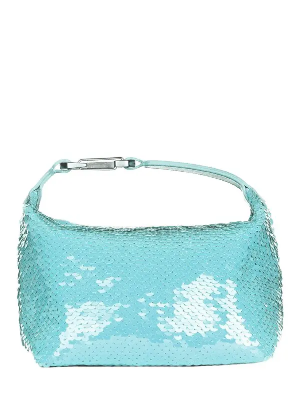 EERA Moon Paillette-embellished Shoulder Bag - Blue