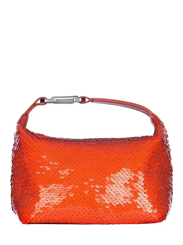 EERA Moon Paillette-embellished Shoulder Bag - Orange