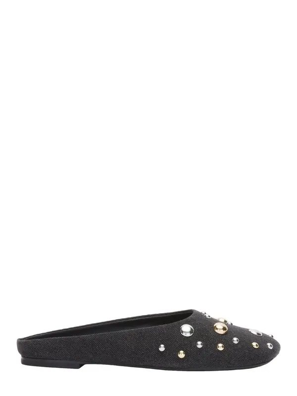 3.1 Phillip Lim Id Studded Flat Mule - Black