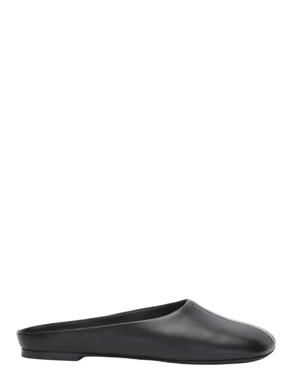 3.1 Phillip Lim Id Leather Flat Mule - Black
