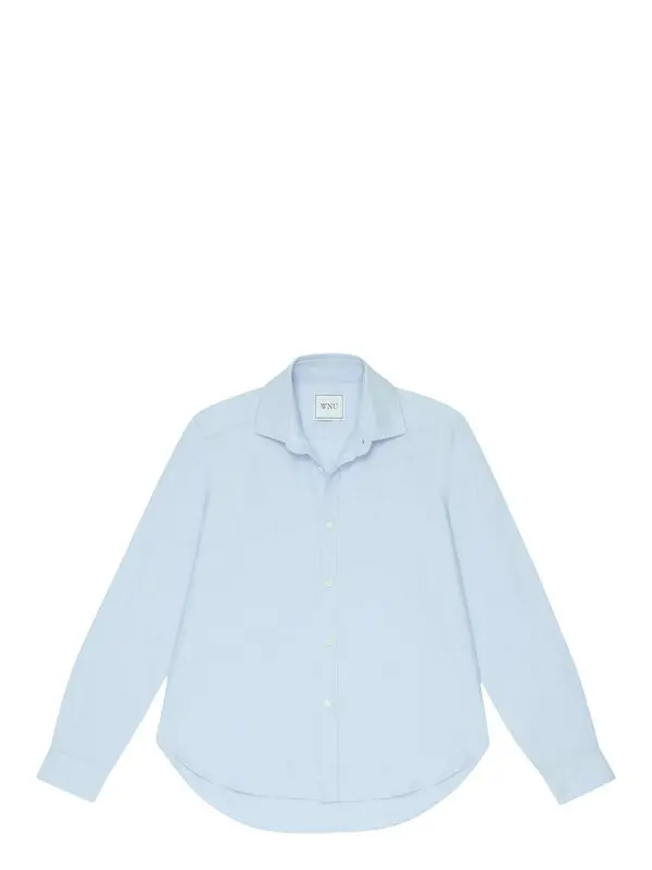 WITH NOTHING UNDERNEATH Classic Oxford Shirt - Blue
