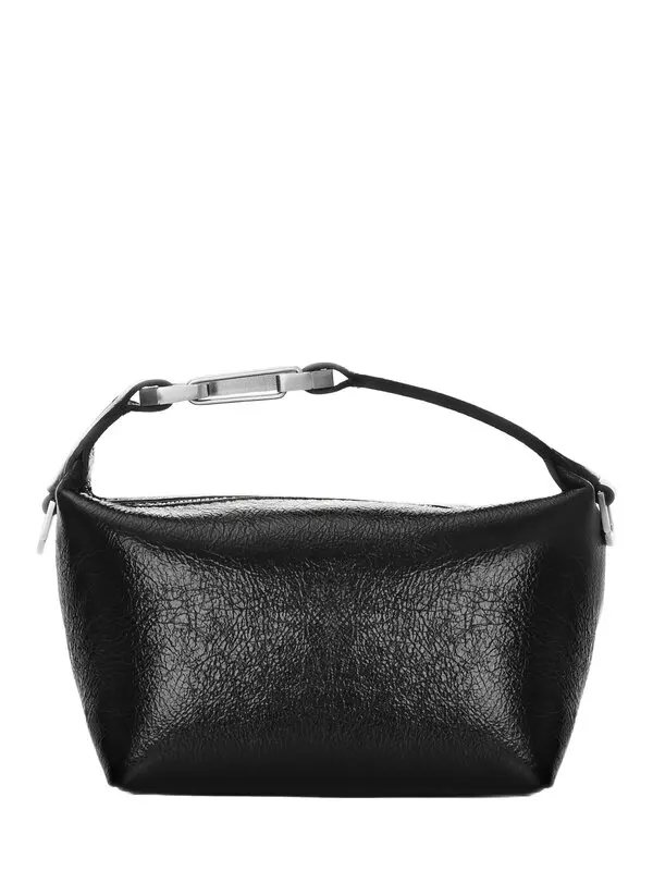 EERA Tiny Moon Laminated-leather Shoulder Bag - Black