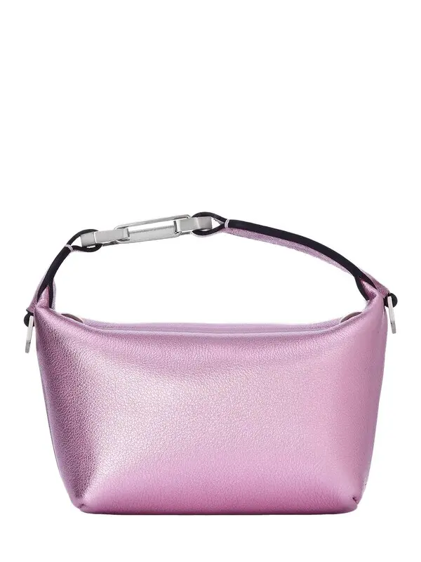 EERA Tiny Moon Laminated-leather Shoulder Bag - Pink