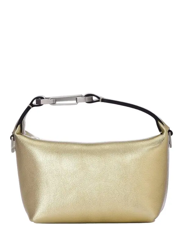 EERA Tiny Moon Laminated-leather Shoulder Bag - Gold