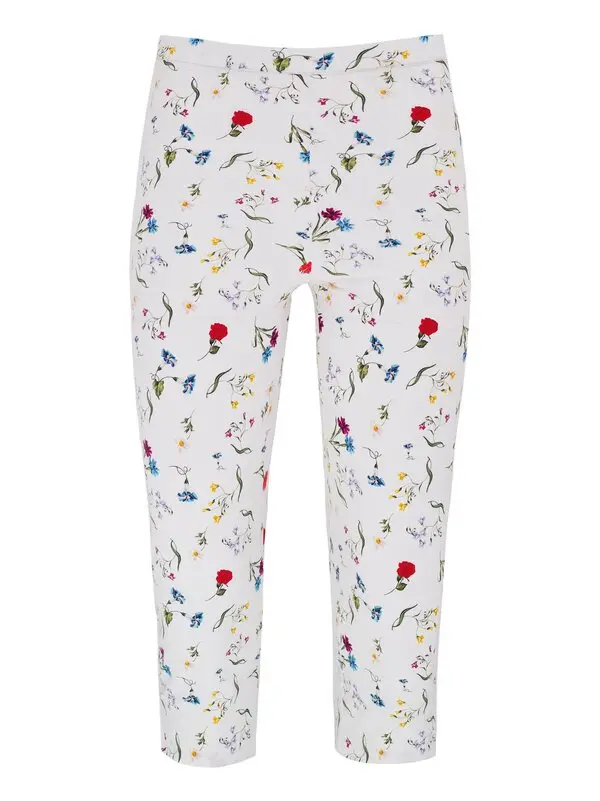 Azeeza Shreya Floral Capri Pants - Multicolor