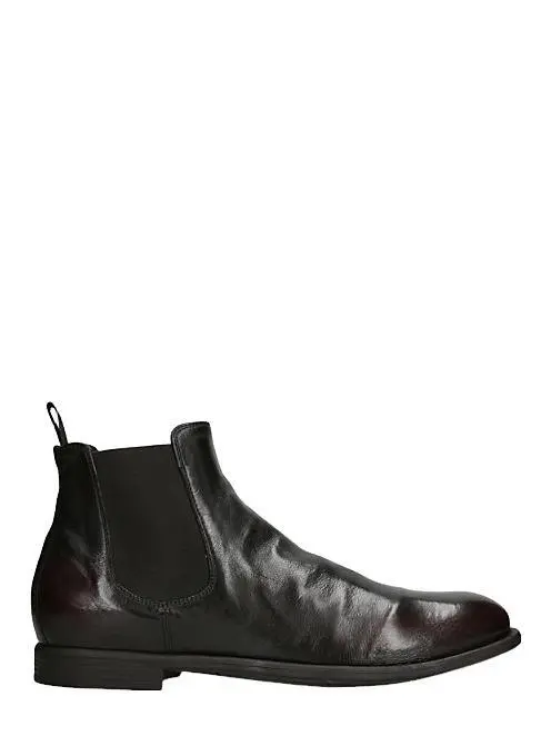 Officine Creative Chronicle Leather Chelsea Boots - Dark Brown