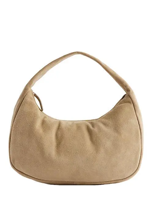 ST. AGNI Large Bon Bon Leather Bag - Rock