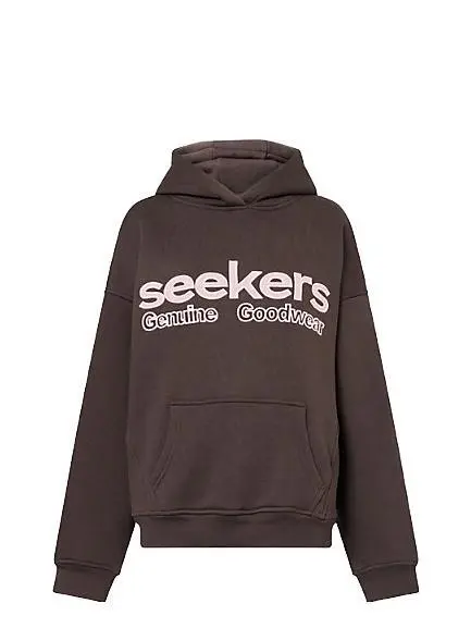 SISTERS & SEEKERS Cotton-blend Hoody - Brown