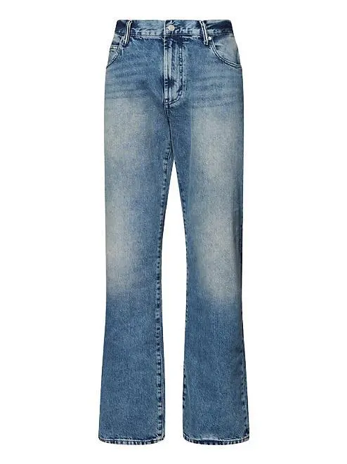 Emporio Armani Tapered-leg Denim Jeans - Medium Blue Denim