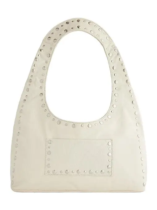 Gimaguas Franca Leather Shoulder Bag - White