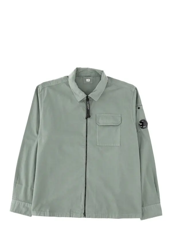 C.P. COMPANY C. P. Company Zippered Overshirt - Green