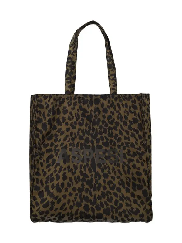 Aspesi Tote Bag With Logo - Animalier