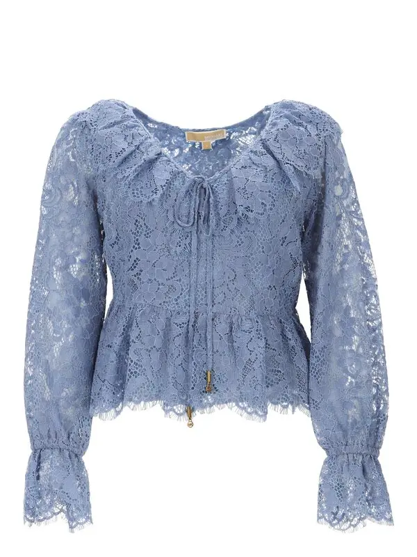 Michael Kors Lace Blouse - Azure