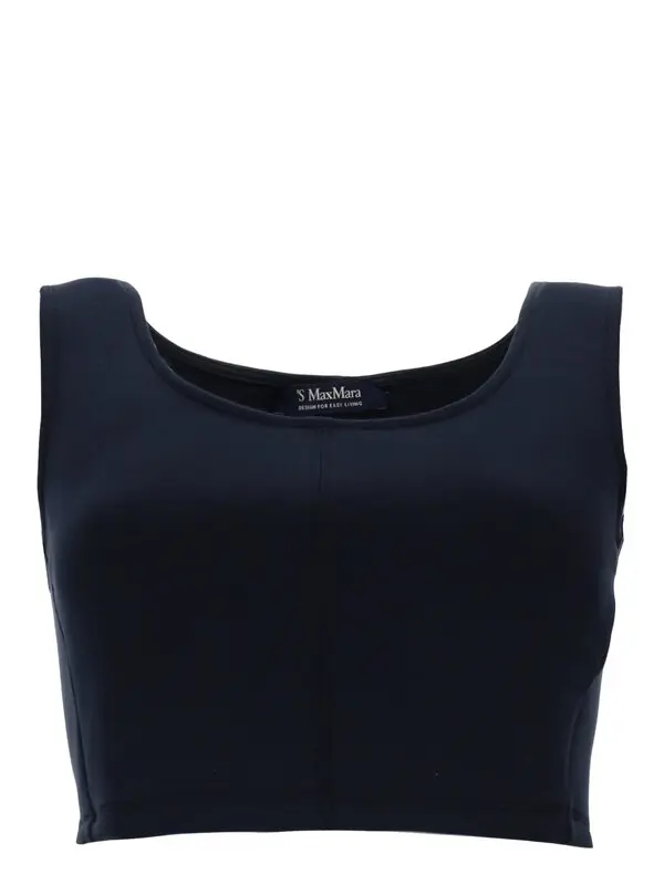 Max Mara Cotton Jersey Top - Blue