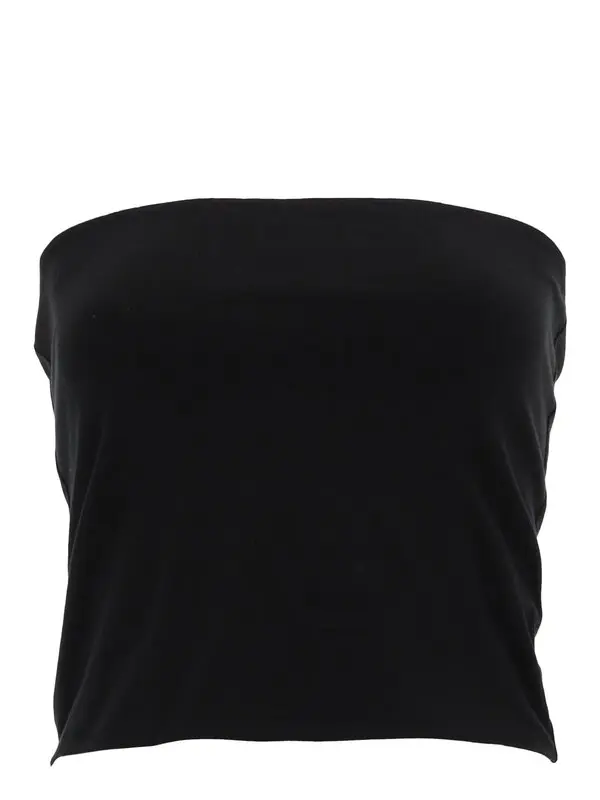 Brunello Cucinelli Cotton Bandeau Top - Black