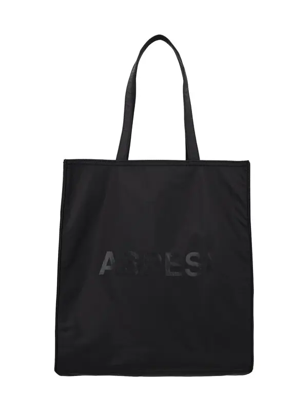 Aspesi Tote Bag With Logo - Black