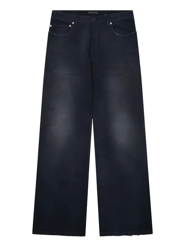 Balenciaga Jeans With Knee Bend - Blue