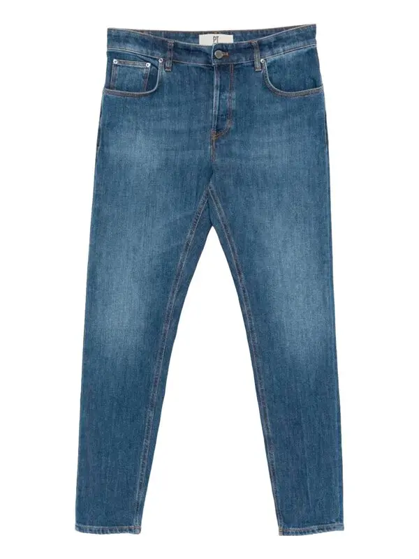 PT TORINO Straight Leg Denim Pants - Blue