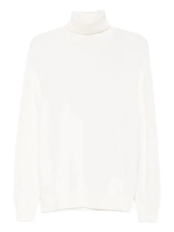 Paul & Shark Turtleneck Sweater - White