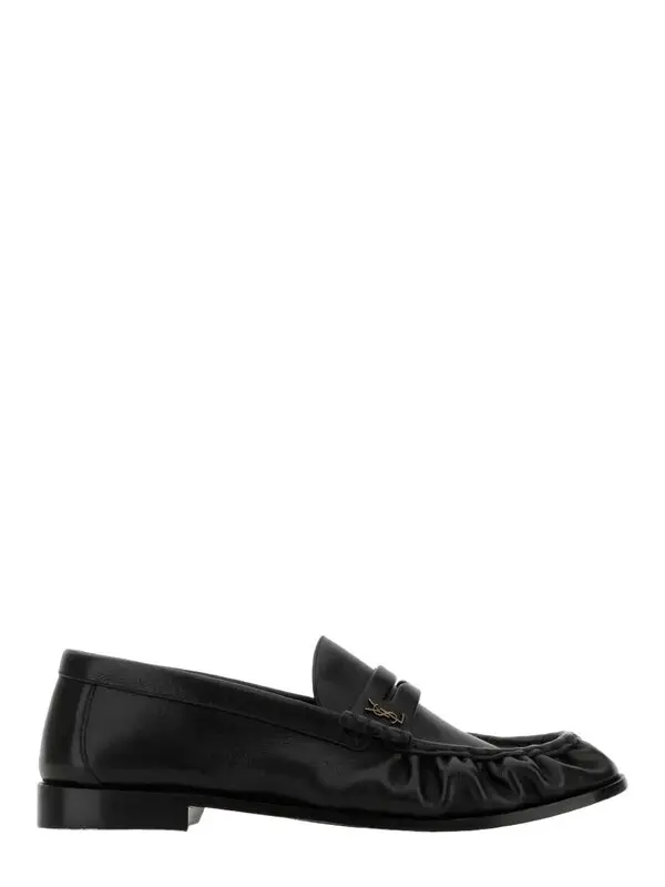 Saint Laurent Soft Matte Loafer - Black