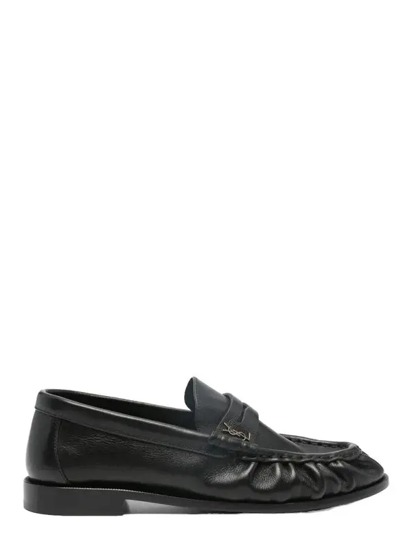 Saint Laurent Soft Matte Loafer - Black