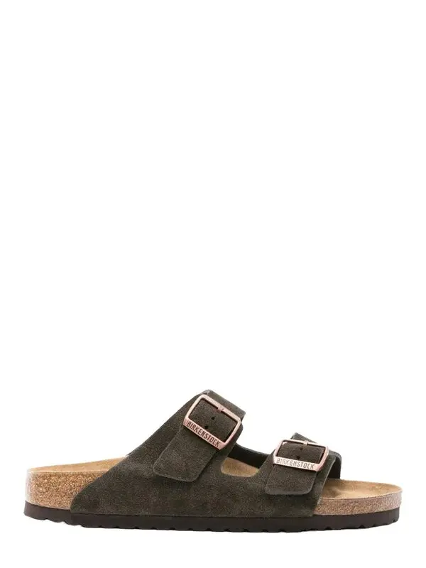BIRKENSTOCK Arizona Suede Sandals - Brown
