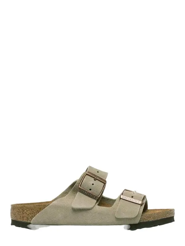 BIRKENSTOCK Arizona Suede Sandals - Grey