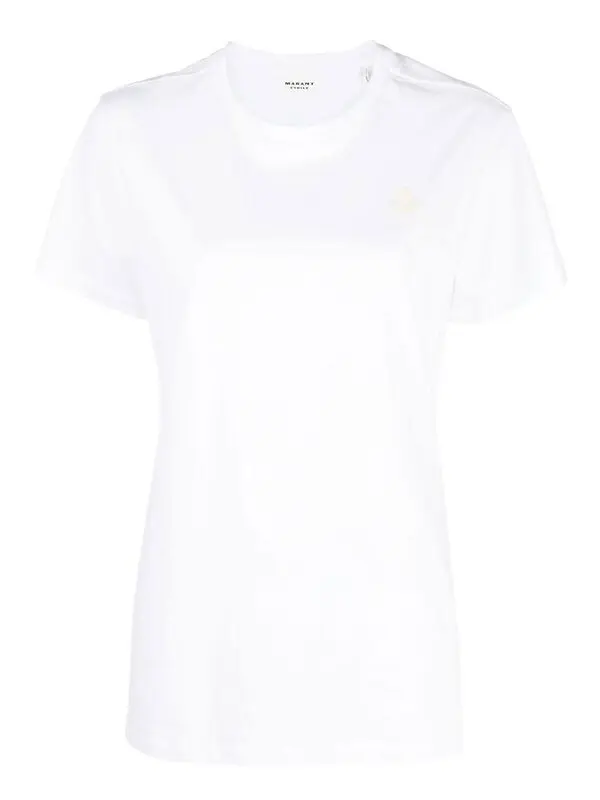 MARANT ETOILE Aby Cotton T-shirt - White