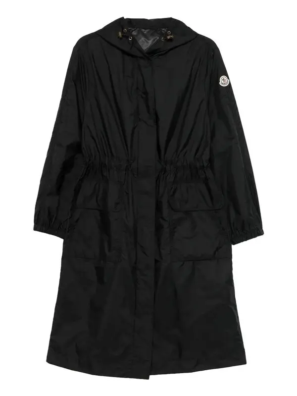 Moncler Hiengos Hooded Parka Coat - Black