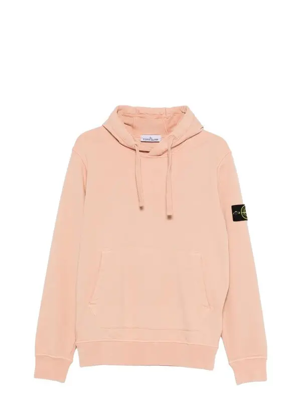 Stone Island Cotton Hoodie - Pink & Purple