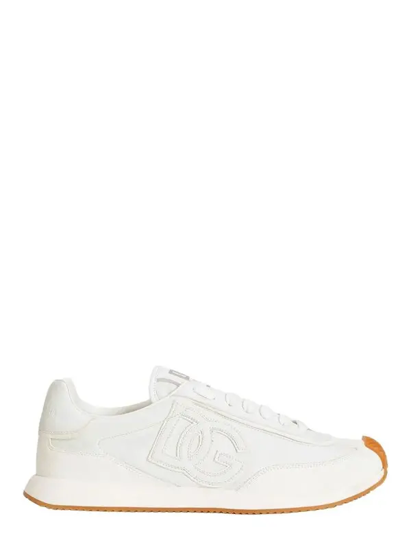 Dolce & Gabbana Leather Cushion Sneakers - White