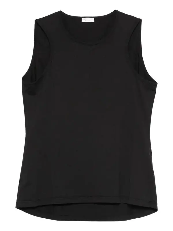 ROBERTO COLLINA Cotton Tank Top - Black