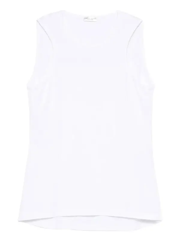 ROBERTO COLLINA Cotton Tank Top - White