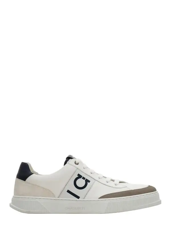 FERRAGAMO Alaska Leather Sneakers - White
