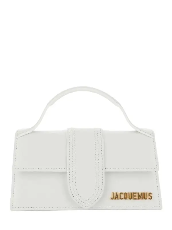 Jacquemus The Grand Child In Smooth Leather - White