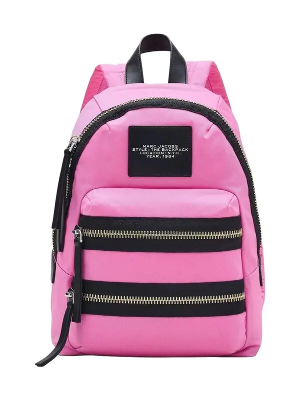 Marc Jacobs Biker Nylon Medium Backpack - Pink & Purple